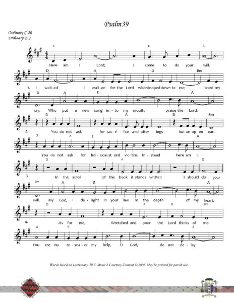 Ordinary 2nd Year B Psalm 39_2024_updated - Catholic Diocese of Auckland