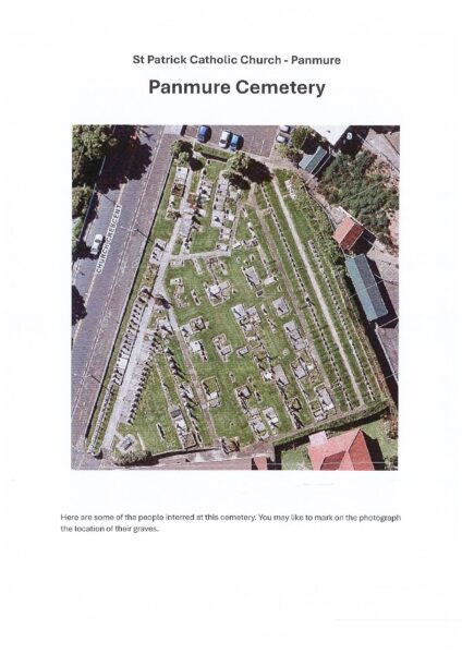 Panmure Cemetery activity - Catholic Diocese of Auckland